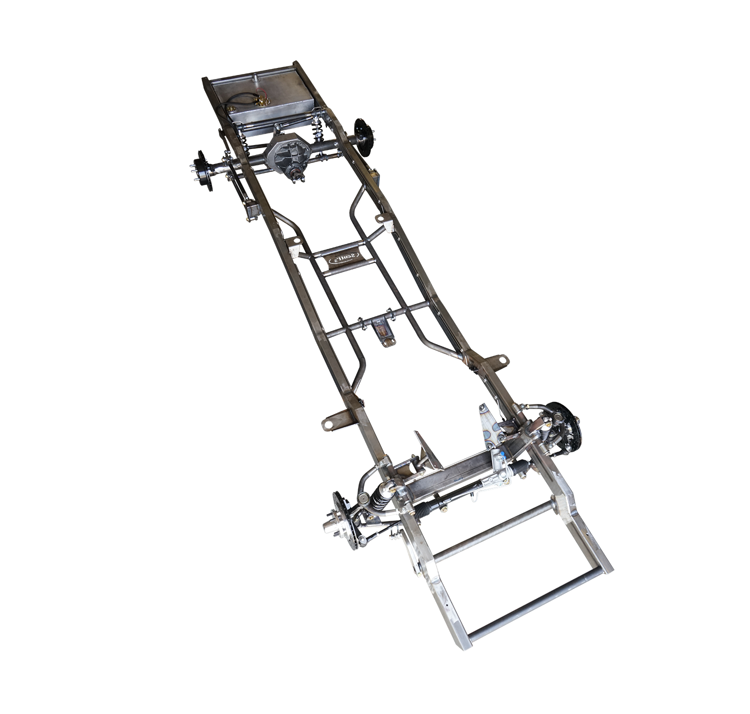 Scotts Hotrods | scotts 65 F100 coilover chassis cut out 1 web