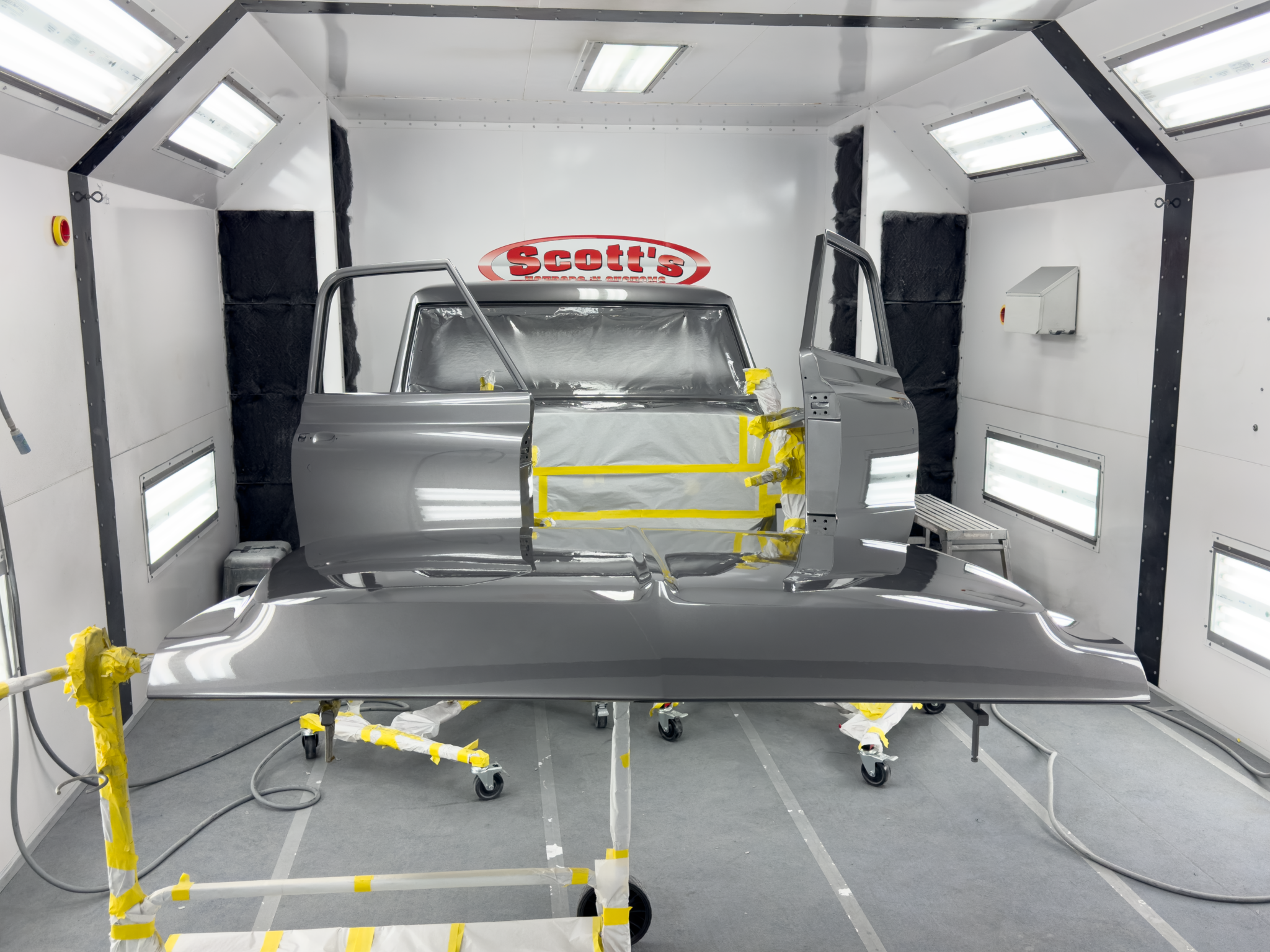 Scotts Hotrods | Scott's Hotrods Custom Paint Shop '67 C10 Clear Hood